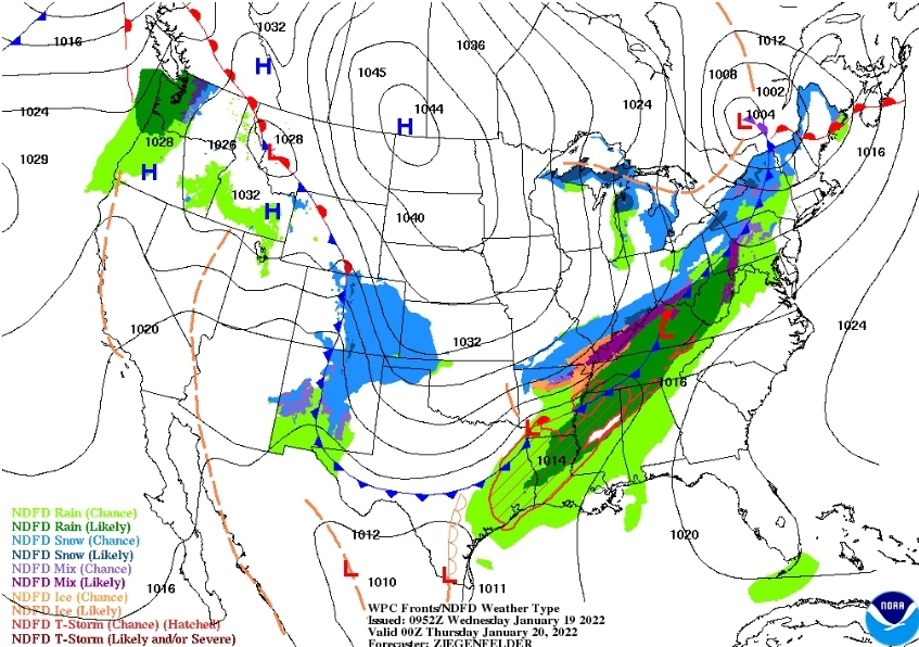 1/19 Weather Brief; First Call Map – Philadelphia Weather Authority